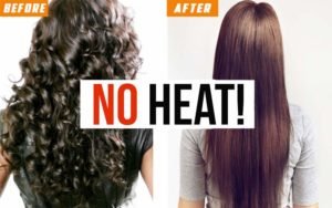 How to straighten curly hair naturally - Side Effects and Solution