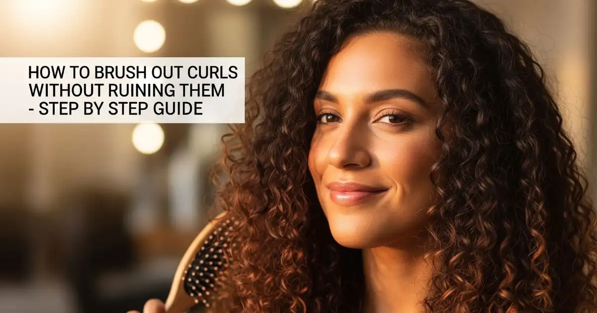 How to Brush Out Curls Without Ruining Them - Step by Step Guide